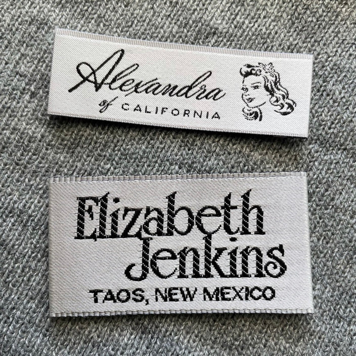 Woven Labels for Clothing (Damask, Satin, Taffeta) | Liberty Labels